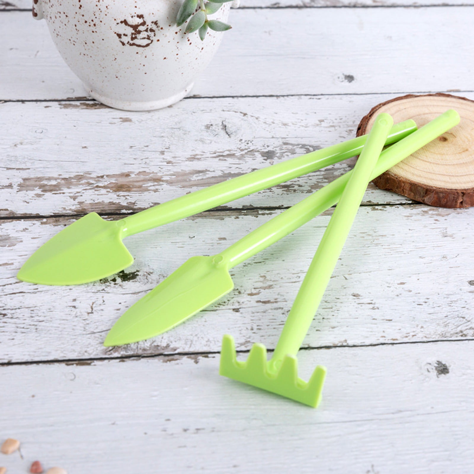BeyXokBey Mini Three-piece Potted Plants Shovel Shovel Shovel Hoe ...