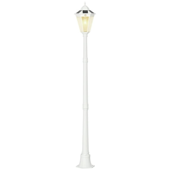 Beyamis 77" Waterproof Solar Lamp Post Light - Aluminum, Motion ...