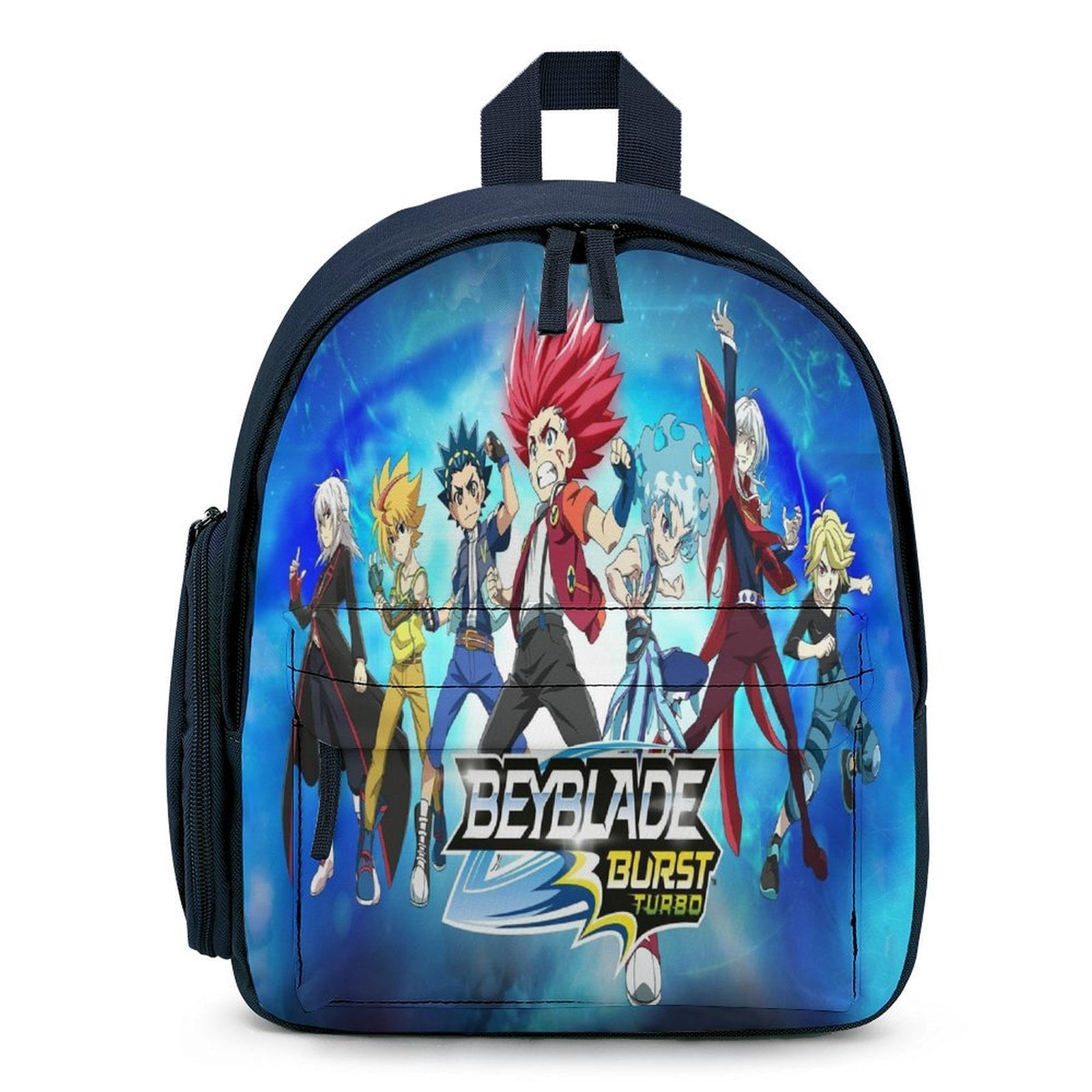 Beybl0de Anime Burs7 Backpack for Men Women Small Bookbag with Front ...