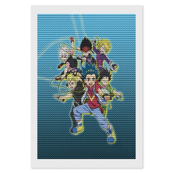 Beybl0de Anime Burs7 Diamond Art Kits for Adults DIY 5D Round Full ...