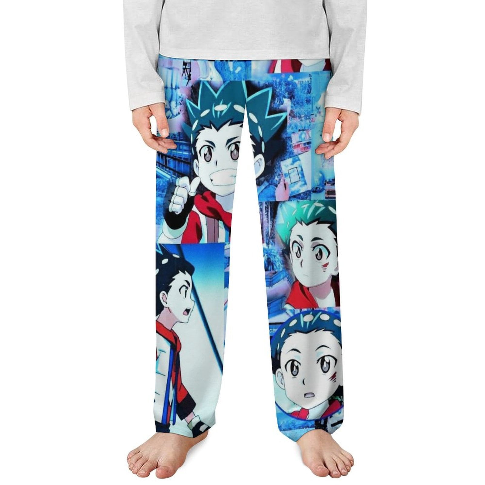 Beybl0de Anime Burs7 Pajama Pants Cartoon Casual Lounge PJ Bottoms with ...