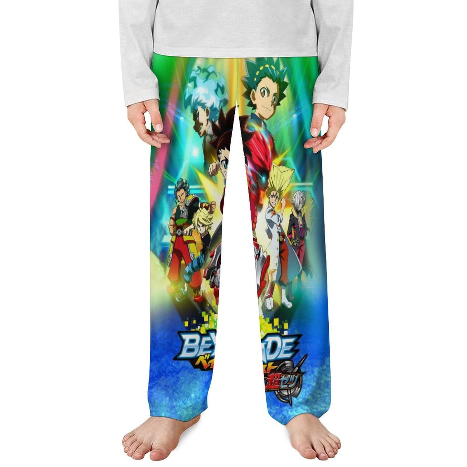 Beybl0de Anime Burs7 Pajama Pants Cartoon Casual Lounge PJ Bottoms with ...