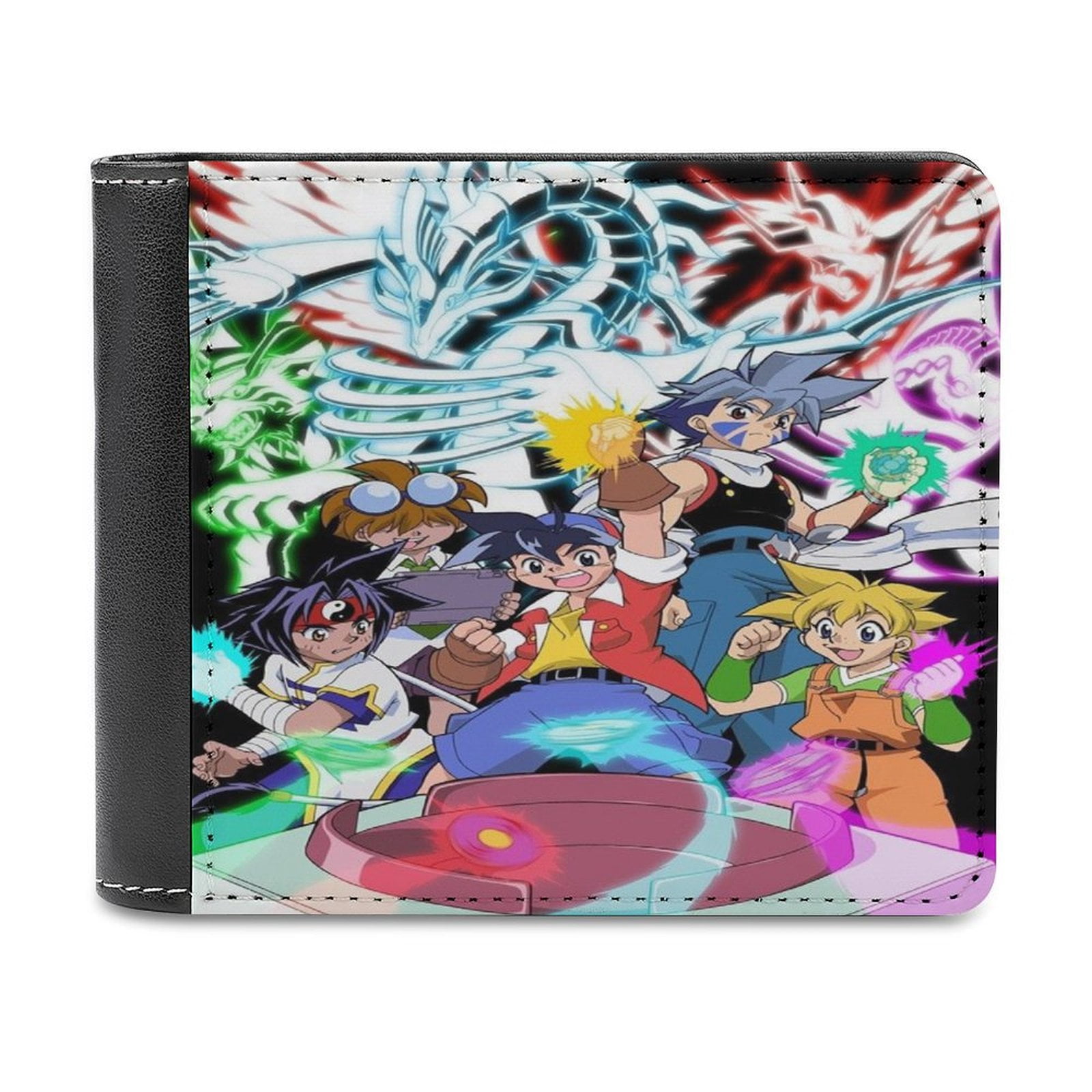 Beybl0de Anime Burs7 Wallet for Men Leather Purse Clutch Card Holders ...
