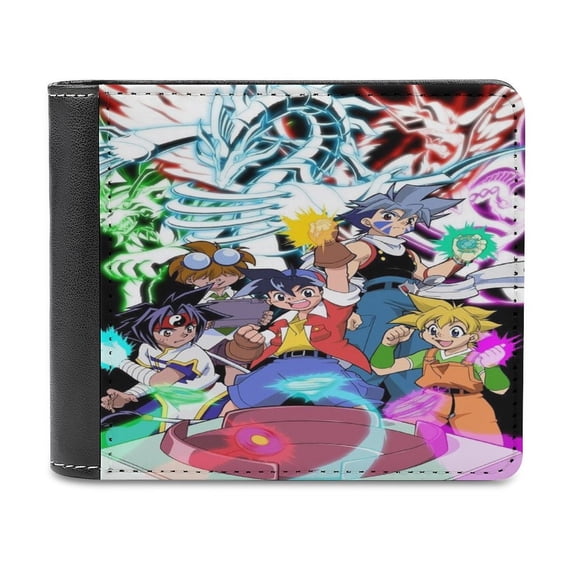 Beybl0de Anime Burs7 Wallet for Men Leather Purse Clutch Card Holders ...