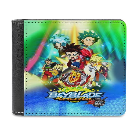 Beybl0de Anime Burs7 Wallet for Men Leather Purse Clutch Card Holders ...