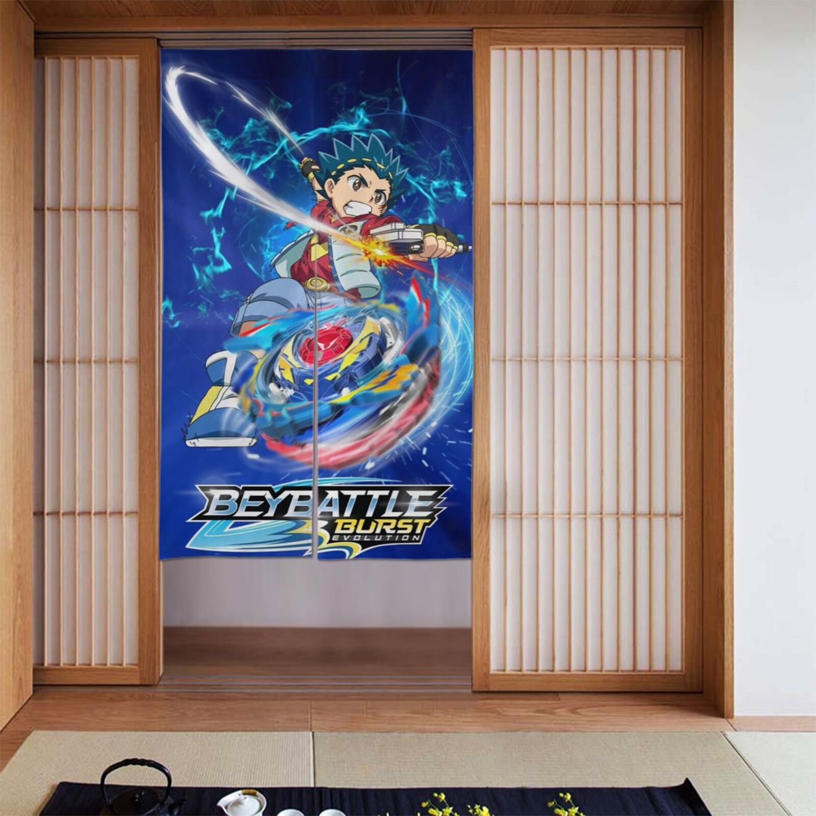 Beyblade Anime Door Curtains Curtains Blackout Curtains Cute Kids Room ...