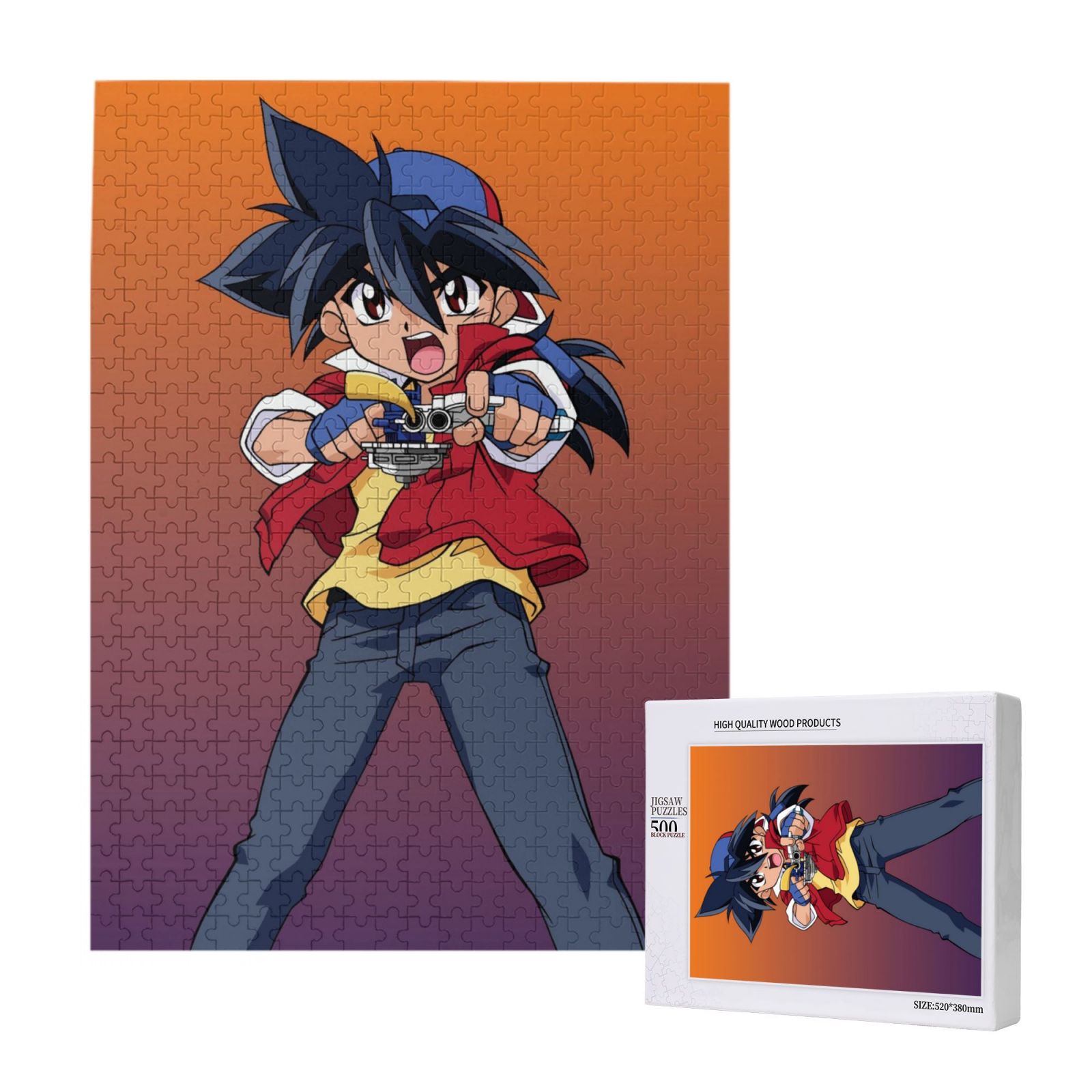 Beyblade Anime Puzzles Boys Girls Teens 300/500/1000 Piece Wooden ...