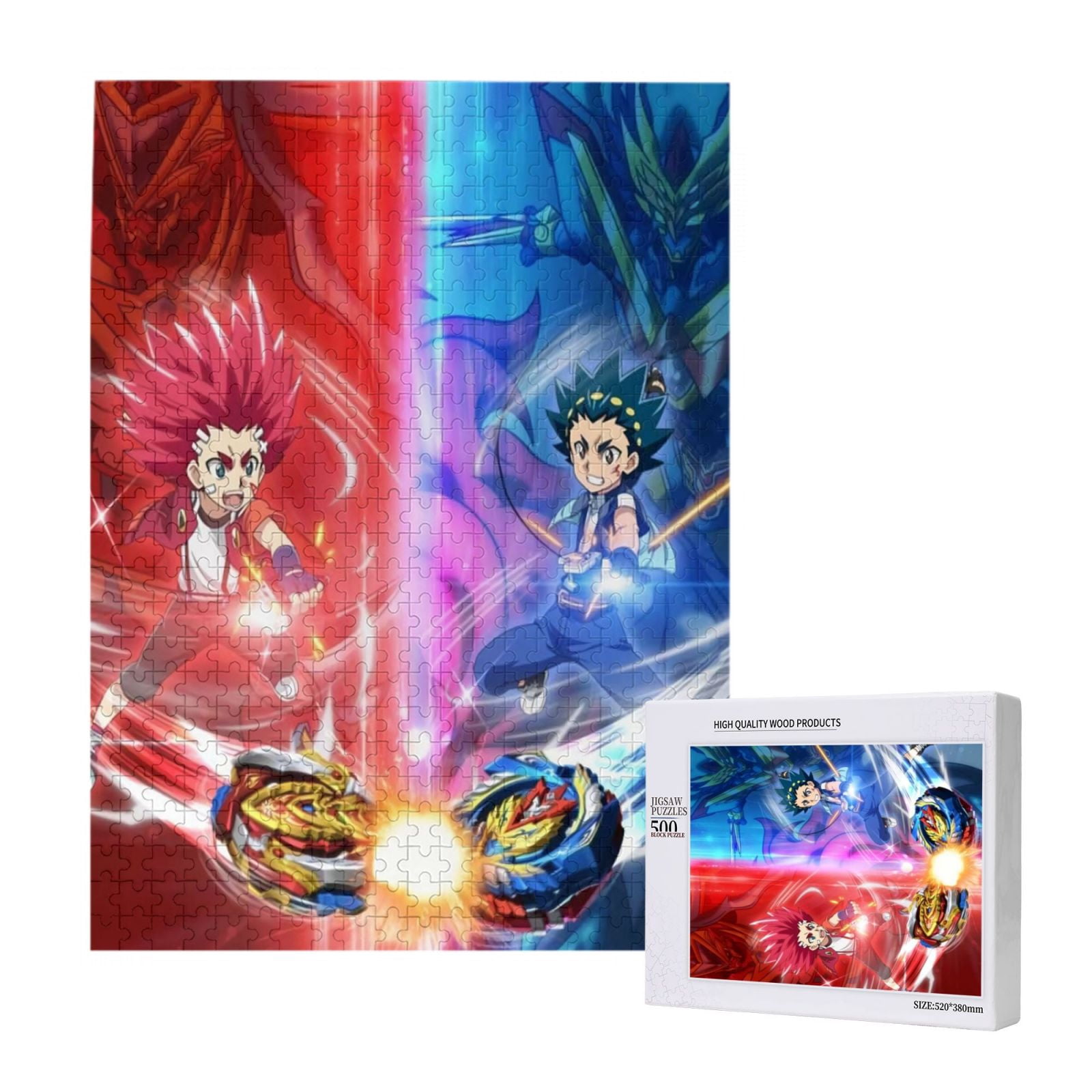 Beyblade Anime Puzzles Boys Girls Teens 300/500/1000 Piece Wooden ...