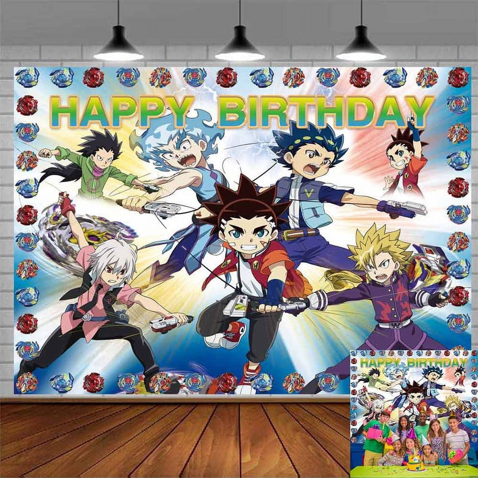 Beyblade Background Banner Backdrop Party Decor Supplies Decorations ...