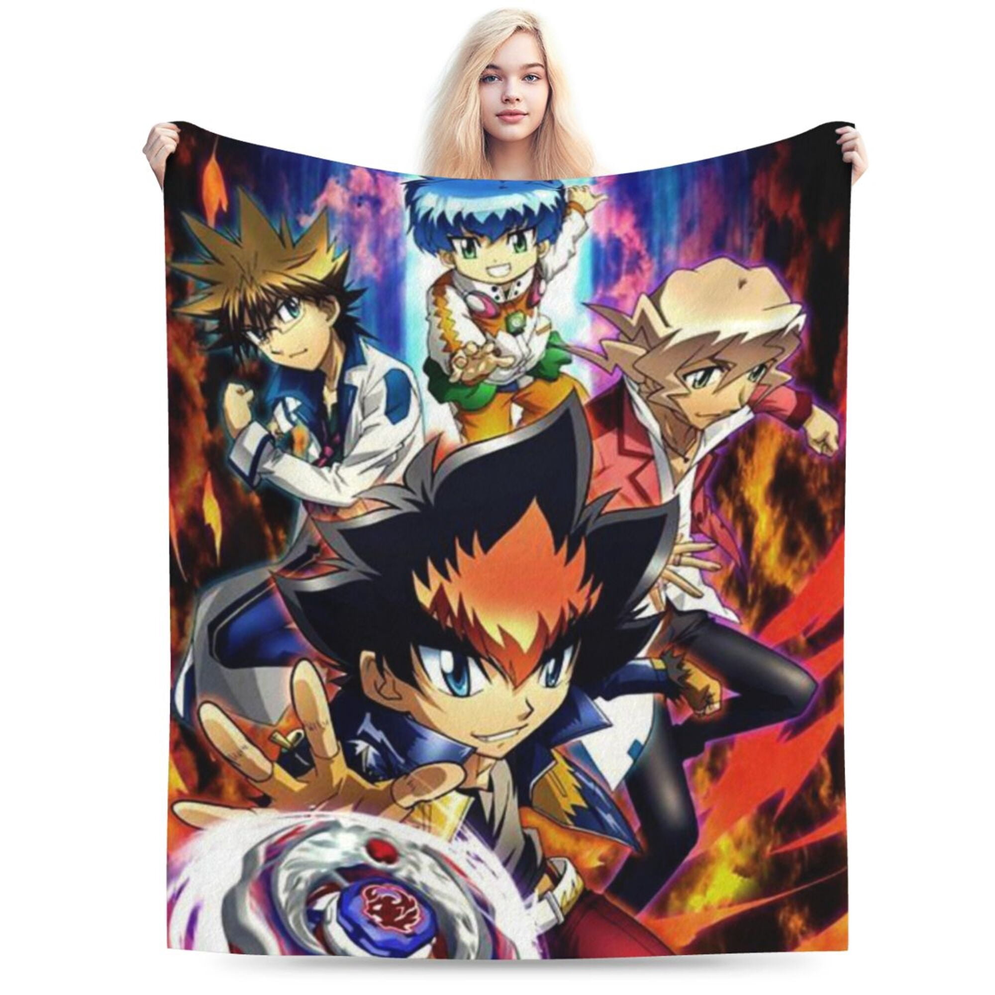 Beyblade Blanket, Super Soft Throw Blanket For Couch Sofa Bed, Cozy ...