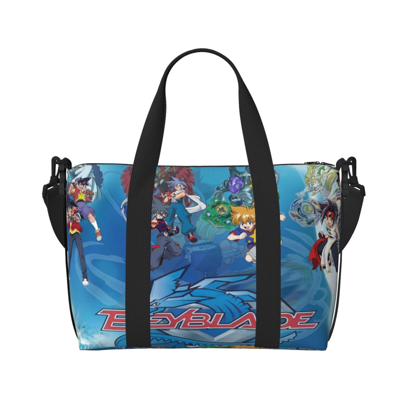 Beyblade Burst Anime Duffle Bag Overnighter Weekender Hand Travel Bag ...