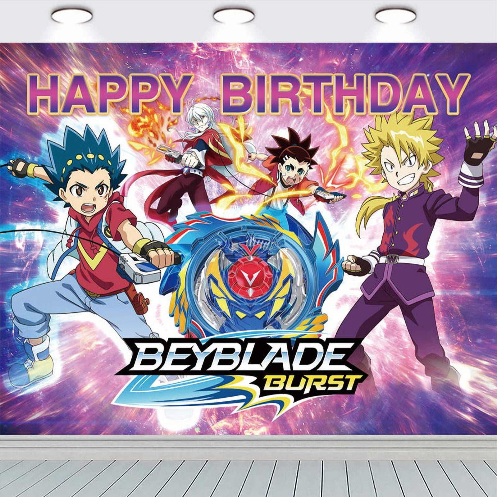 Beyblade Burst Background Taspestry Post Banner Backdrop Party Supplies ...