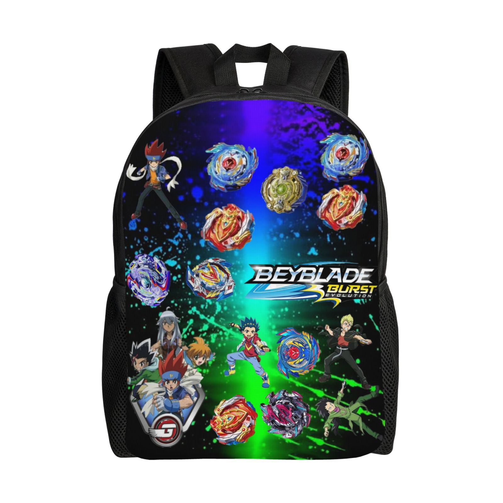 Beyblade Burst Backpack Lightweight Shoulder Bag Daypack Travel Laptop ...