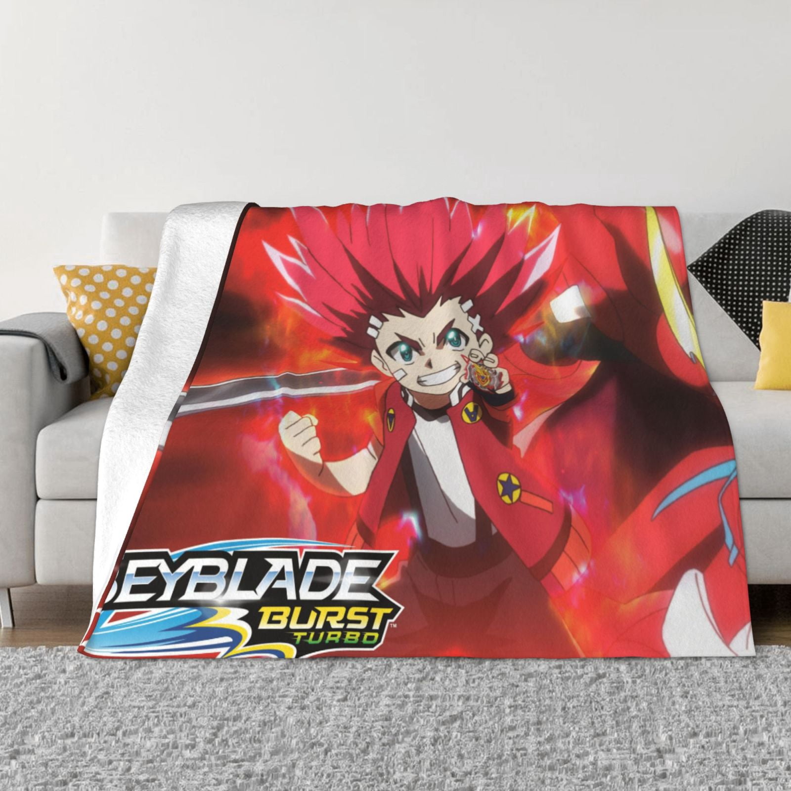 Beyblade Burst Blanket Ultra-Soft Micro Fleece Flannel Blanket 40"x30 ...
