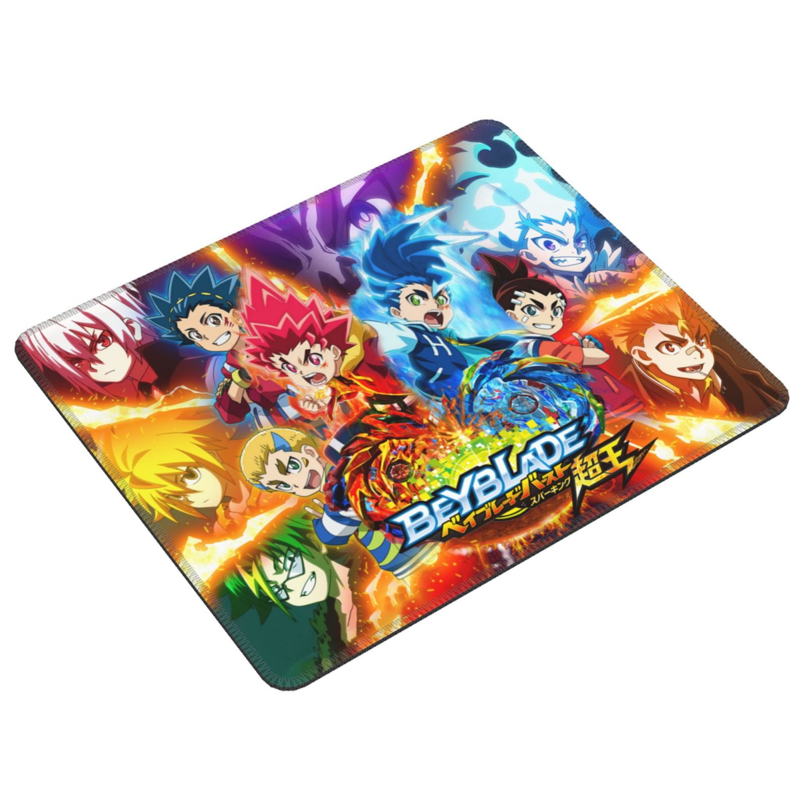 Beyblade Burst Computer Mouse Mat with Anti-Slip Rubber Base Anti-Fray ...
