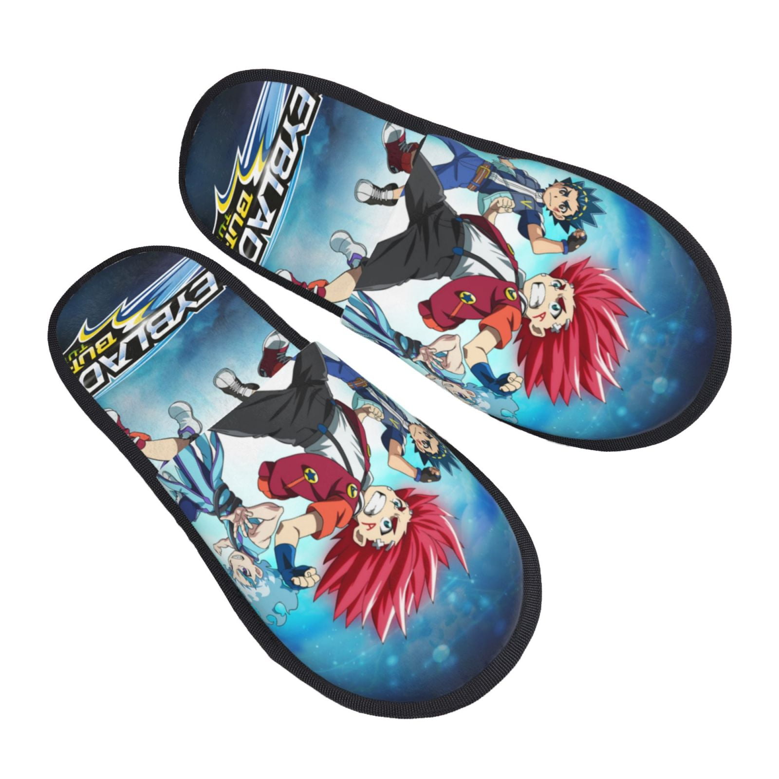 Beyblade Burst Cotton Slippers House Living Room Shoes Memory Foam ...