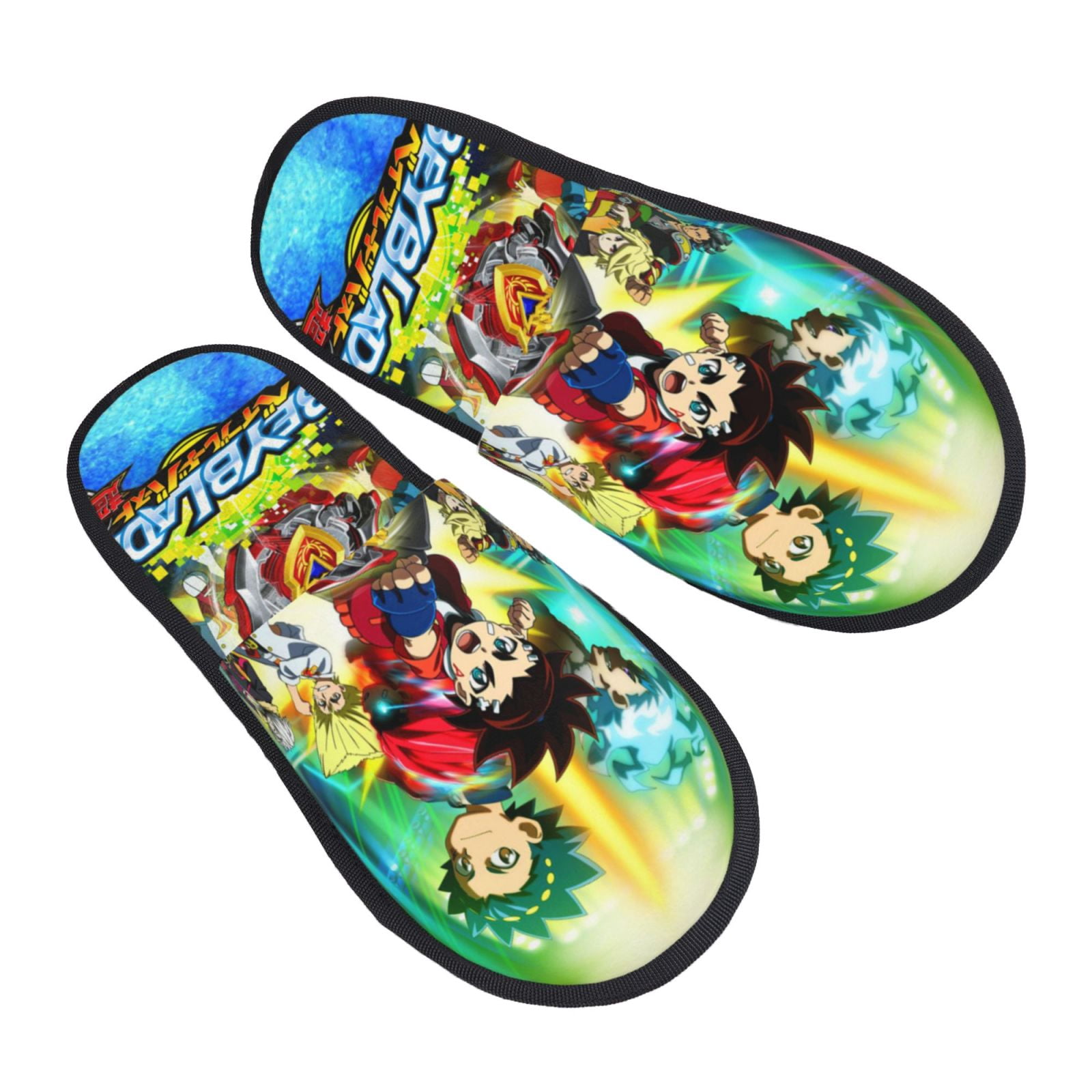 Beyblade Burst Cotton Slippers House Living Room Shoes Memory Foam ...