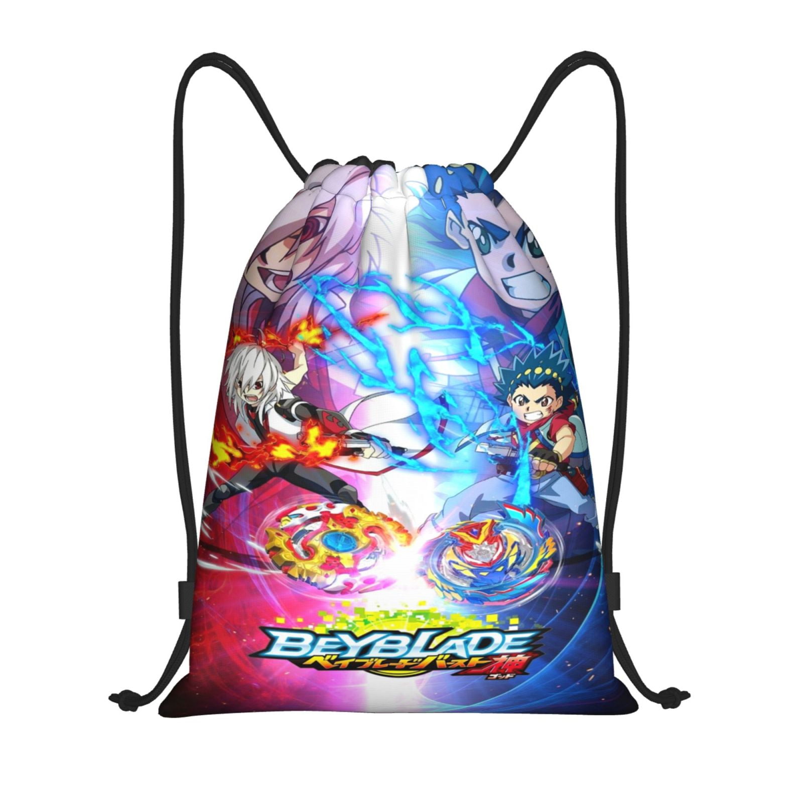 Beyblade Burst Drawstring Bag Adjustable Lightweight Sport Gym Sack ...