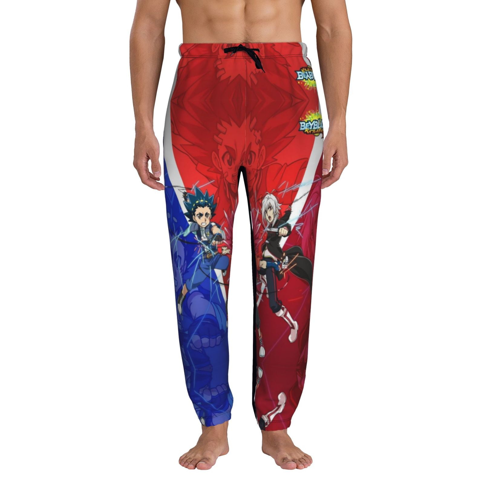 Beyblade Burst Front Print Sweatpants for Men Lightweight Sport Casual ...