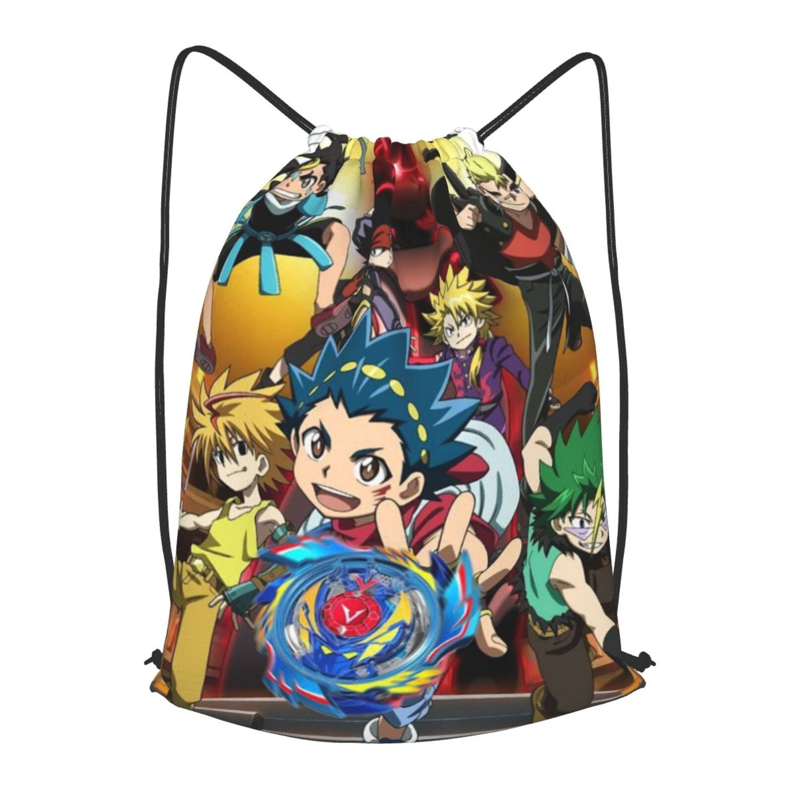 Beyblade Burst Poster Drawstring Bags Strap Pack Outdoor Gym Sport ...