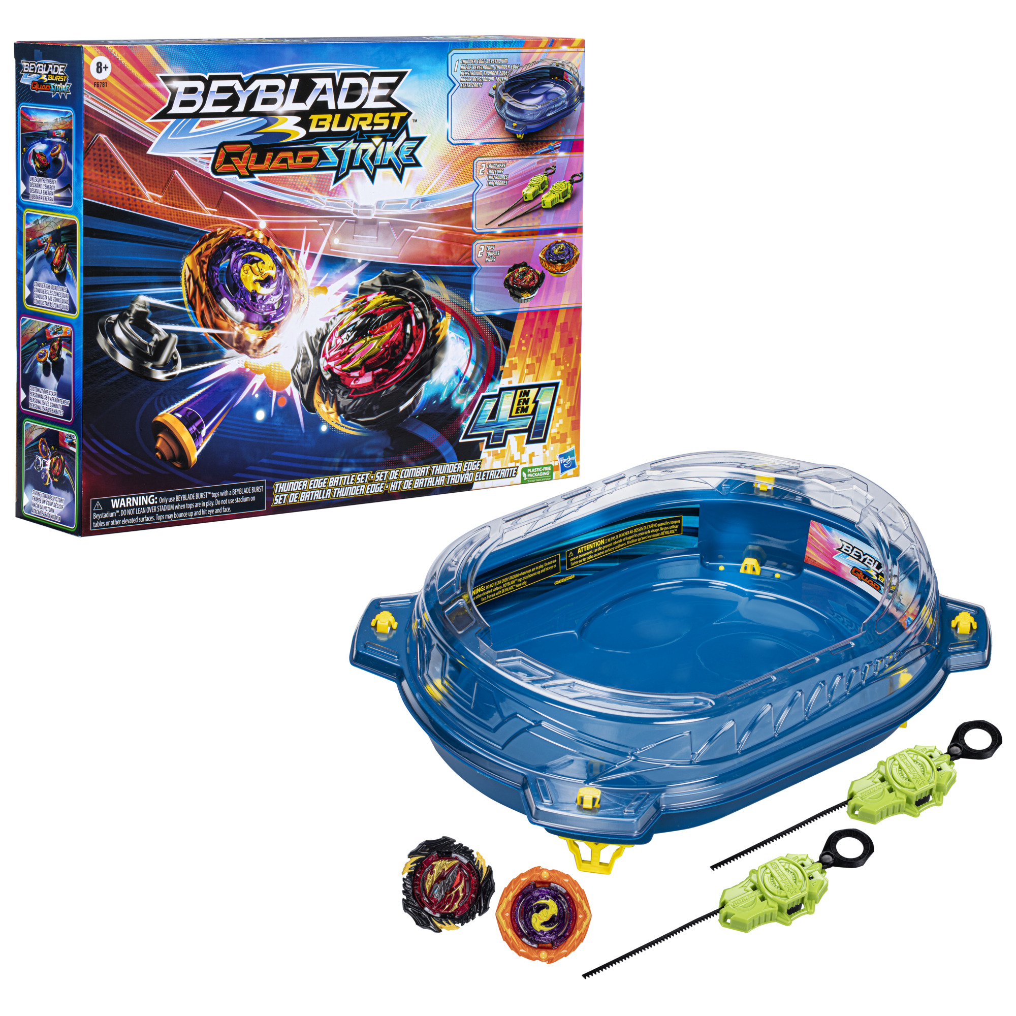 Beyblade Burst Turbo Slingshock Beystadium, Stadium With Rail System ...