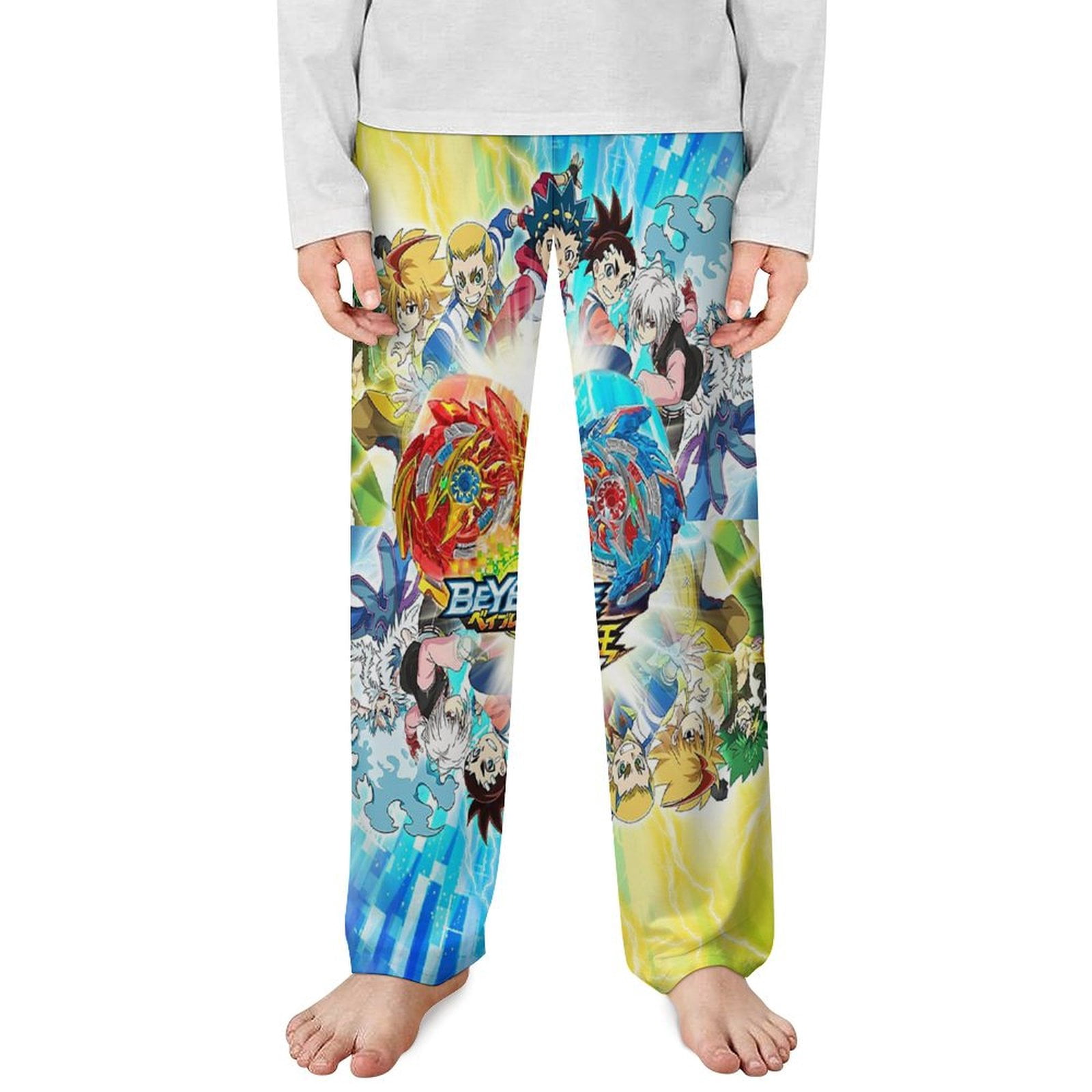Beyblade Burst Rivals Children's Pajama Long Pants Sleepwear Sleep Pants for Boys Girls ...