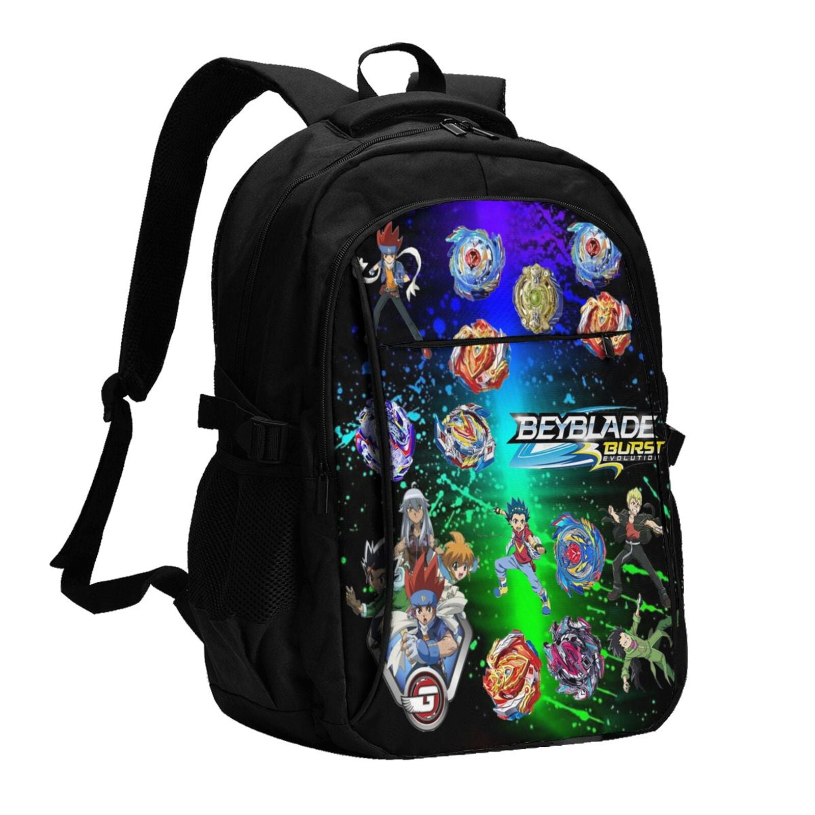 Beyblade Burst Rivals Top Laptop Backpack with USB Charging Port ...