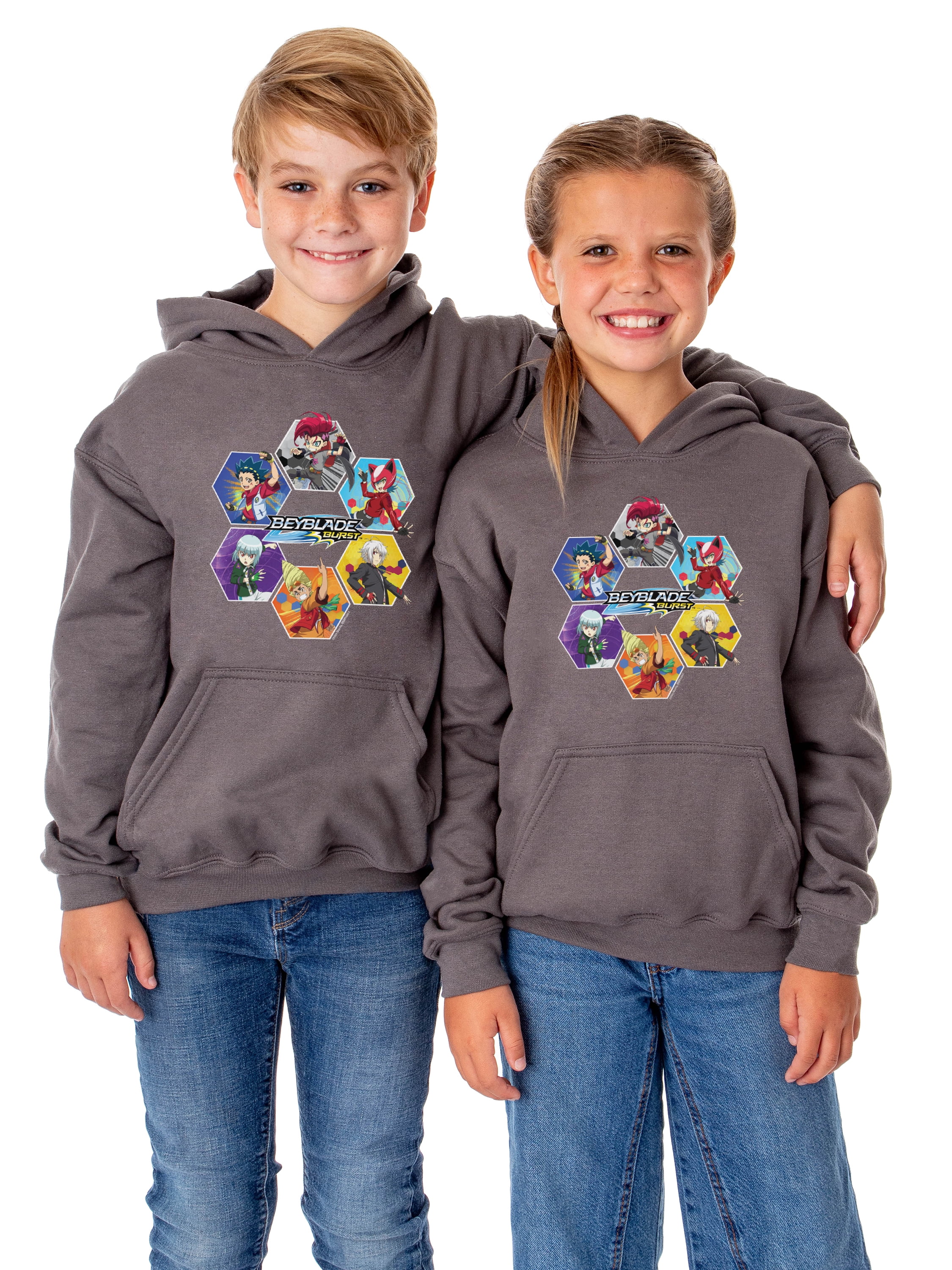 Beyblade Burst Show Boys' Unisex Characters Sweatshirt Hoodie Pullover ...