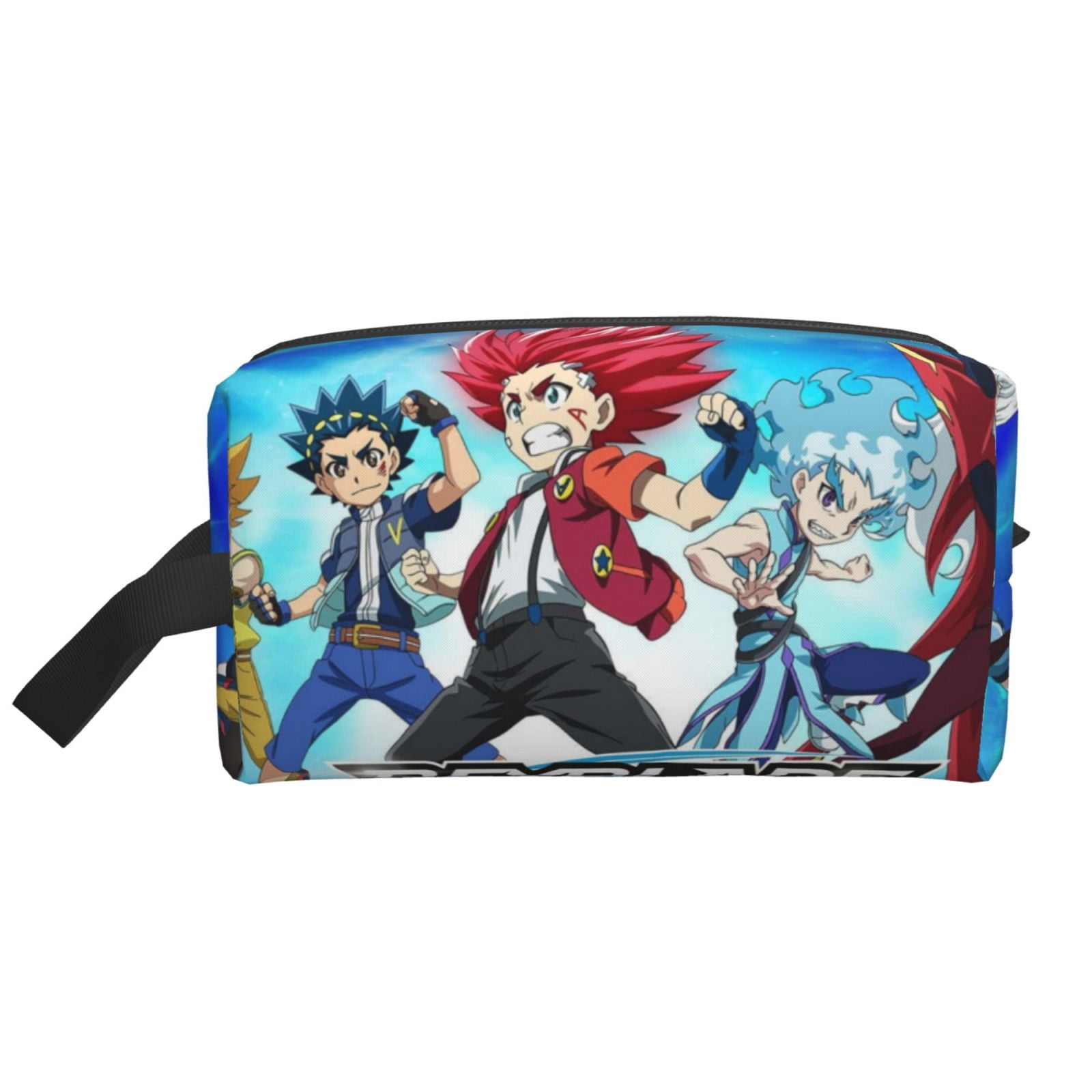 Beyblade Burst Storage Bag Portable Toiletry Cosmetic Bag Travel Makeup ...