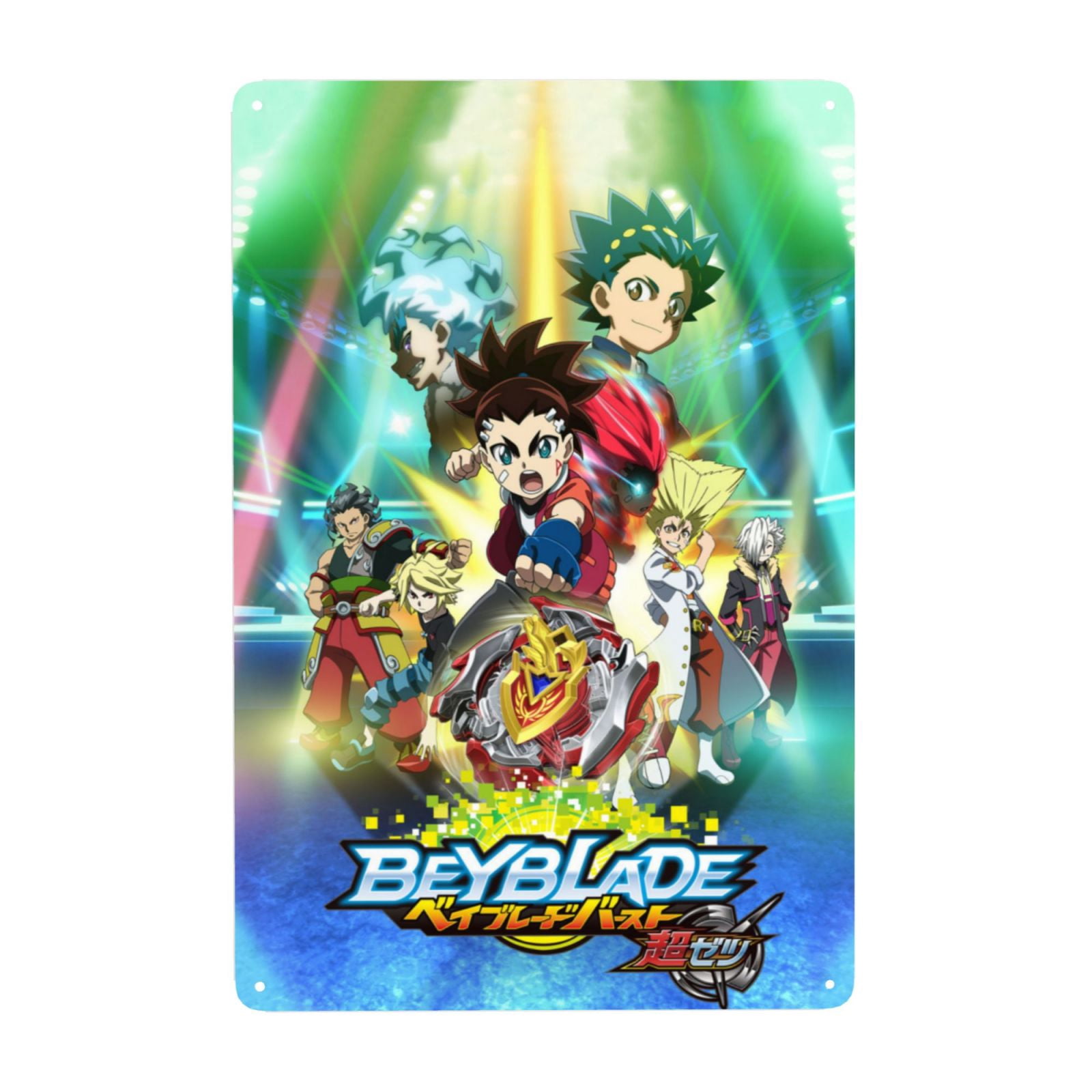 Beyblade Burst Turbo Sparking Poster Vintage Tin Sign for Bar Office ...