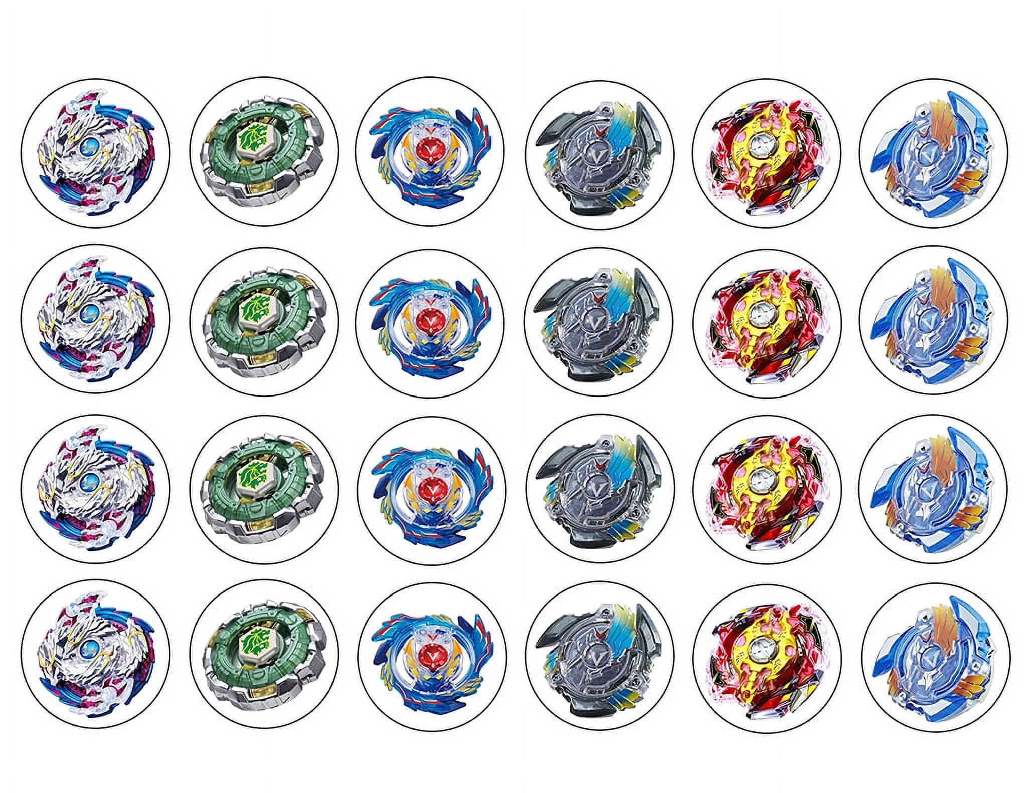 Beyblade Cupcake Topper Edible Frosting Image - 24 Per Sheet ...