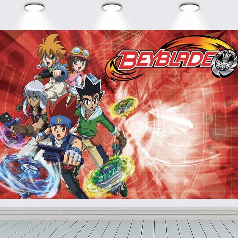 Beyblade Party Supplies Taspestry Poster Banner Backdrop Background ...