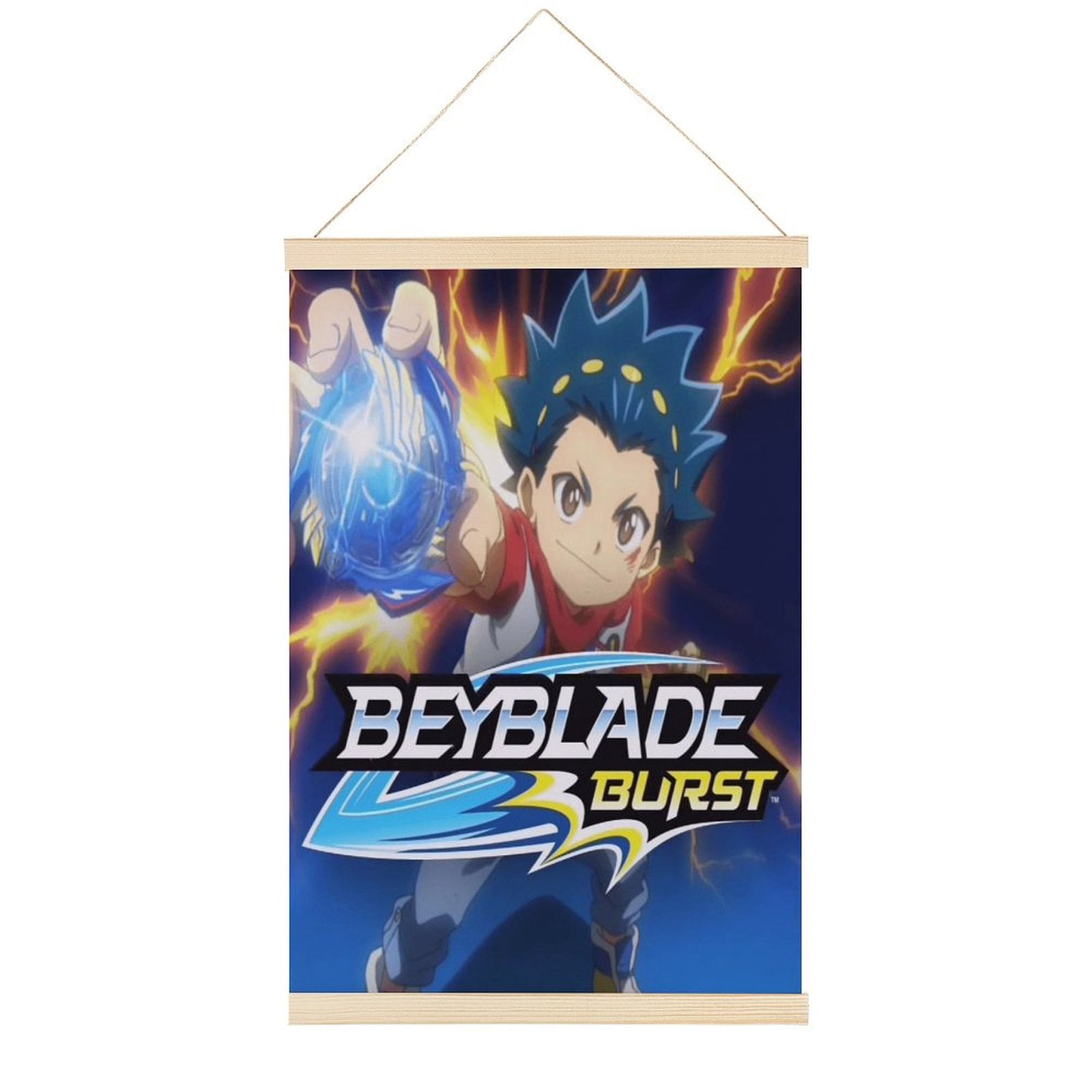 Beyblade Poster, Wooden Magnet Suction Frame Hanging Painting, Wall ...
