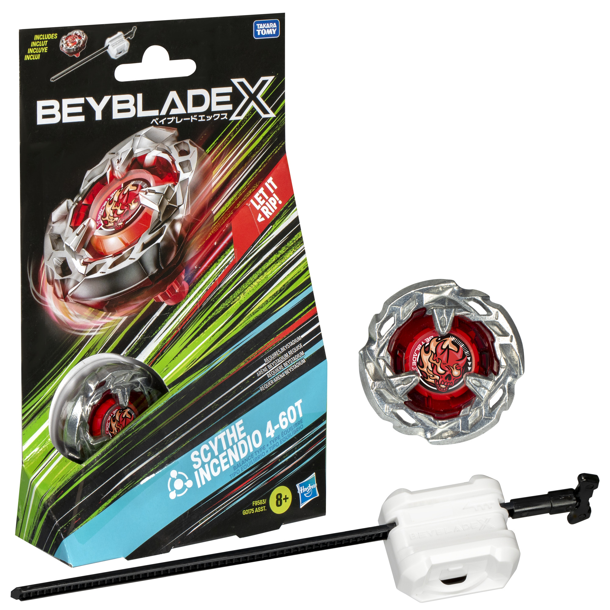 Beyblade Burst RIse Hypersphere Wizard Fafnir F5 Starter Pack Game ...