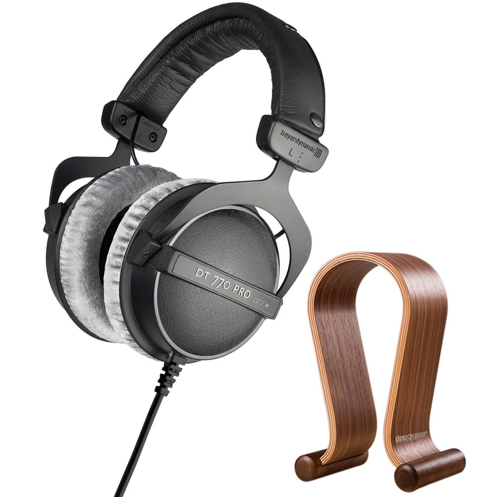 BeyerDynamic 459046 DT 770 PRO 250 Ohms Studio Headphones Bundle with ...