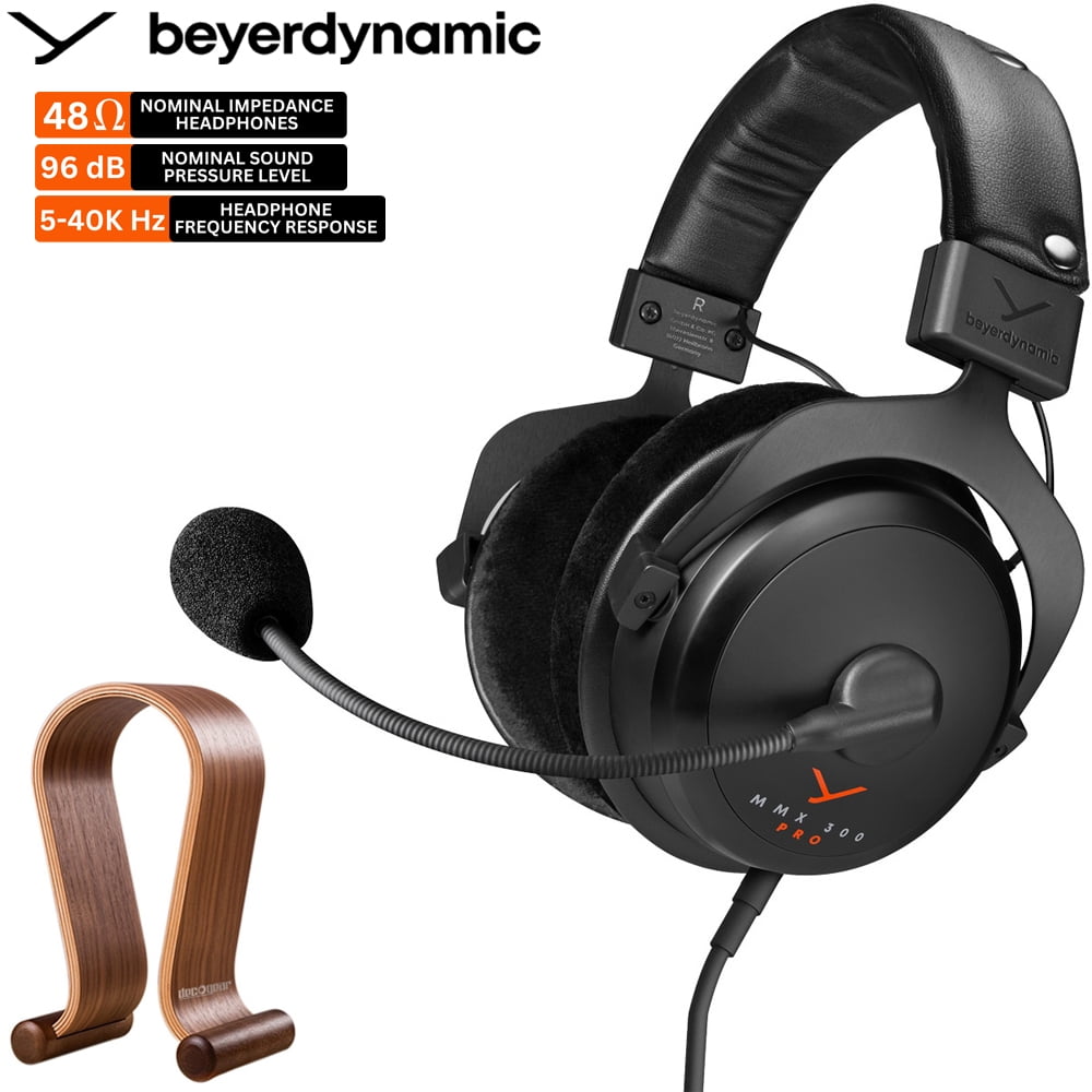 BeyerDynamic 730670 MMX 300 PRO Closed Back Gaming Headset for PC and ...