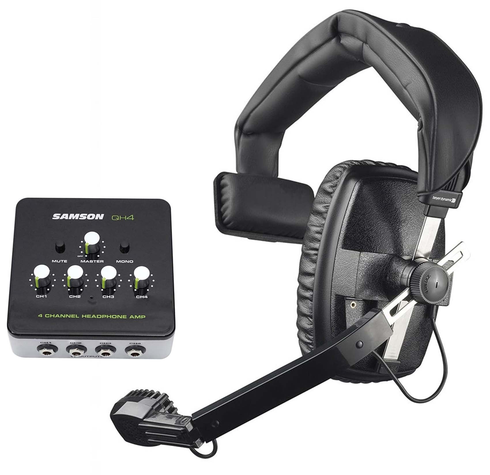 Beyerdynamic DT 108 400 Ohm Black Singe-Ear Broadcasting Headset ...