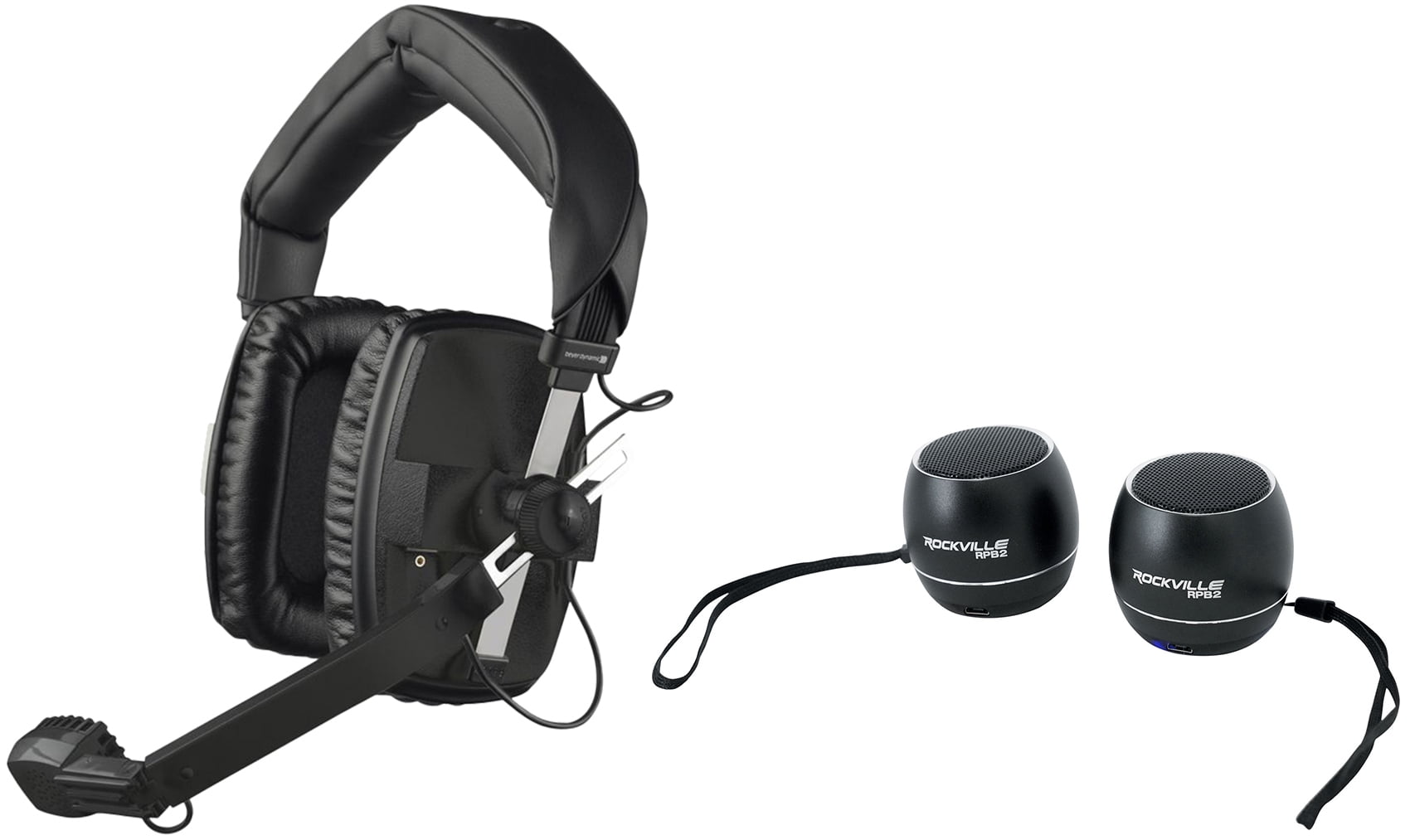 Beyerdynamic DT 109 50 Ohm Double-Ear Broadcasting Headset+Bluetooth ...