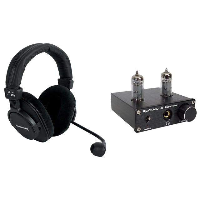 Beyerdynamic DT 290 MK II 250 Ohm Two-Ear Broadcasting Headset w/ Mic ...