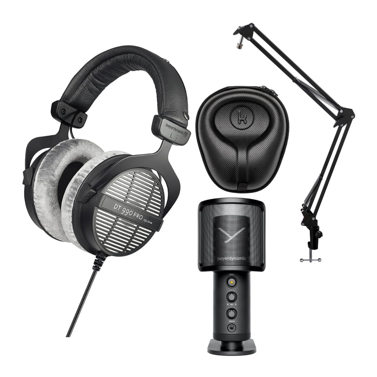 Beyerdynamic DT-990 Pro Acoustically Open Headphones with Microphone ...
