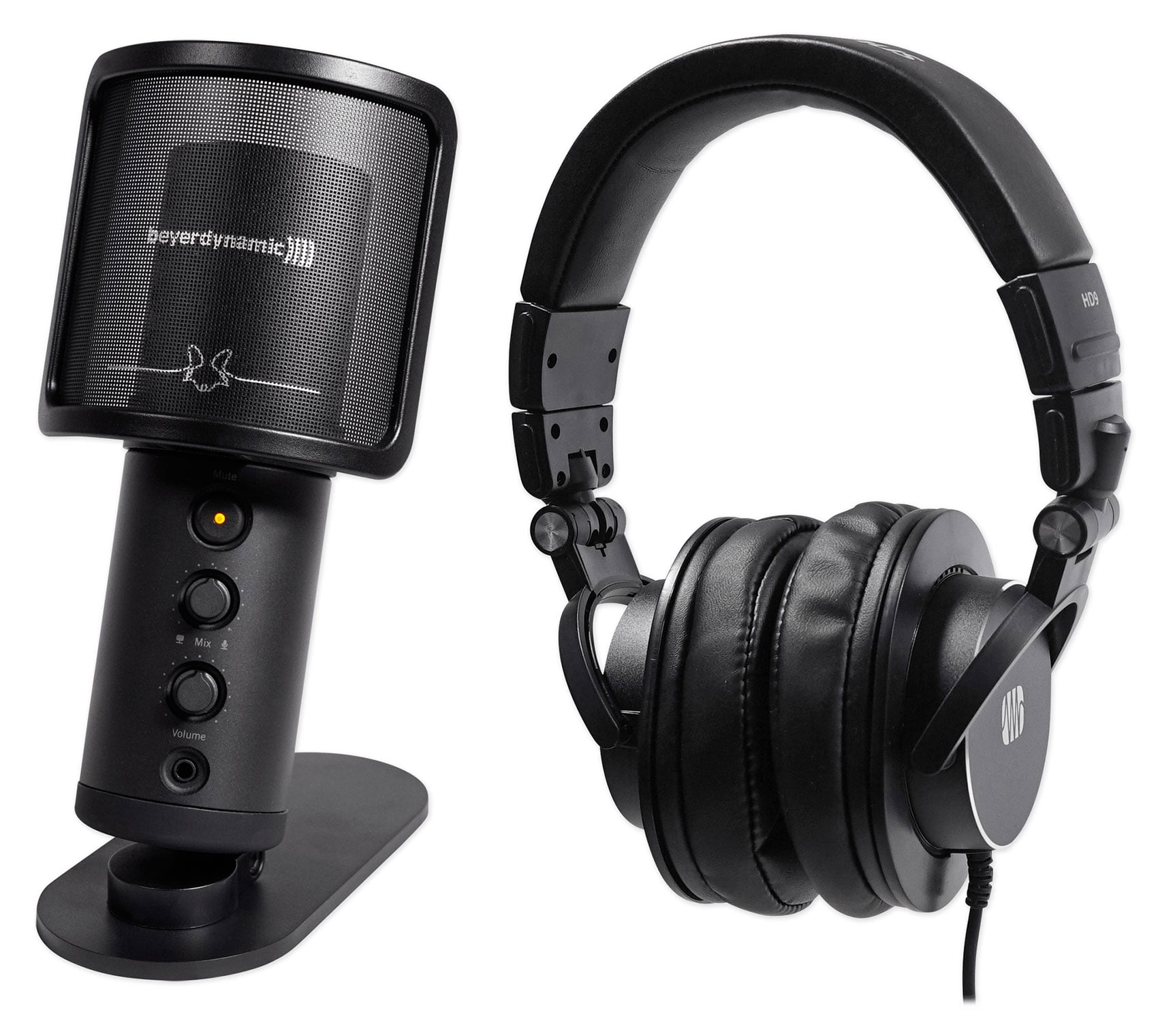 Beyerdynamic FOX Recording USB Podcast Microphone Mic+Stand+Presonus ...