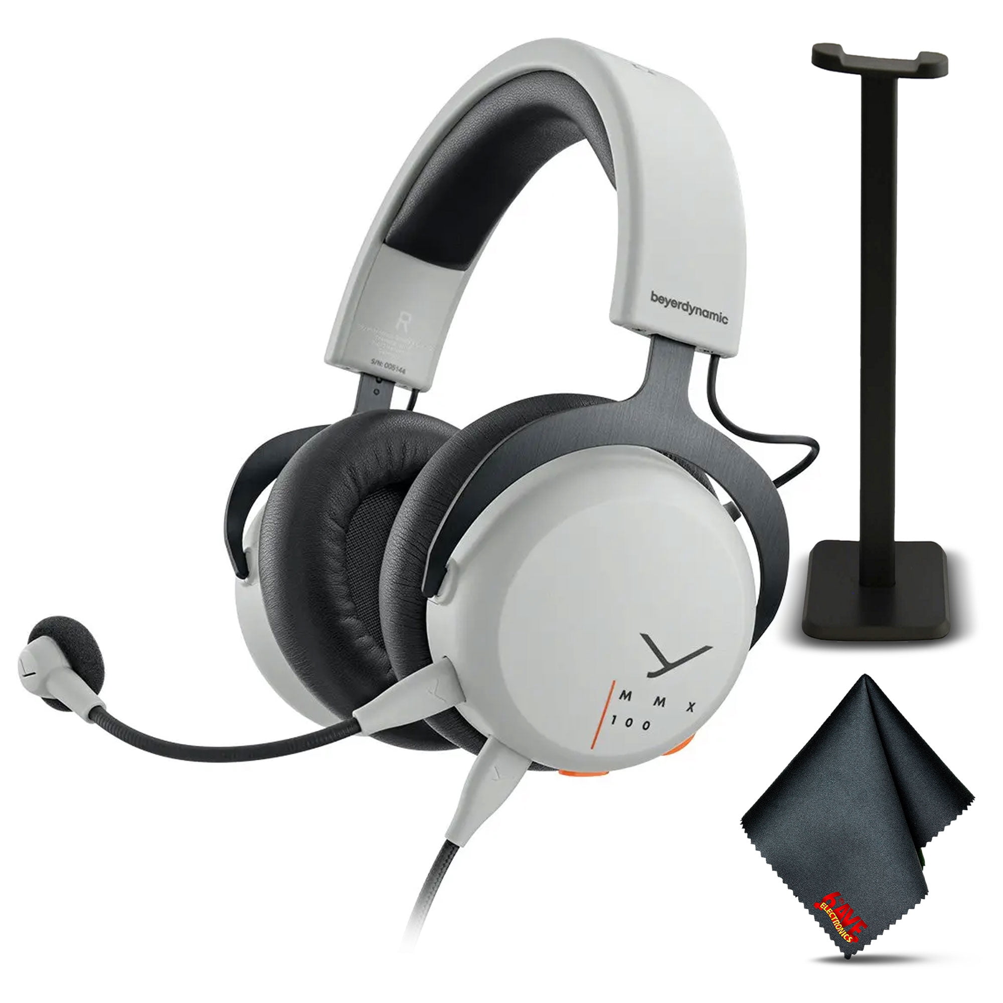 Beyerdynamic MMX 100 Gaming Headset (Grey) Bundle with 6Ave Headset ...