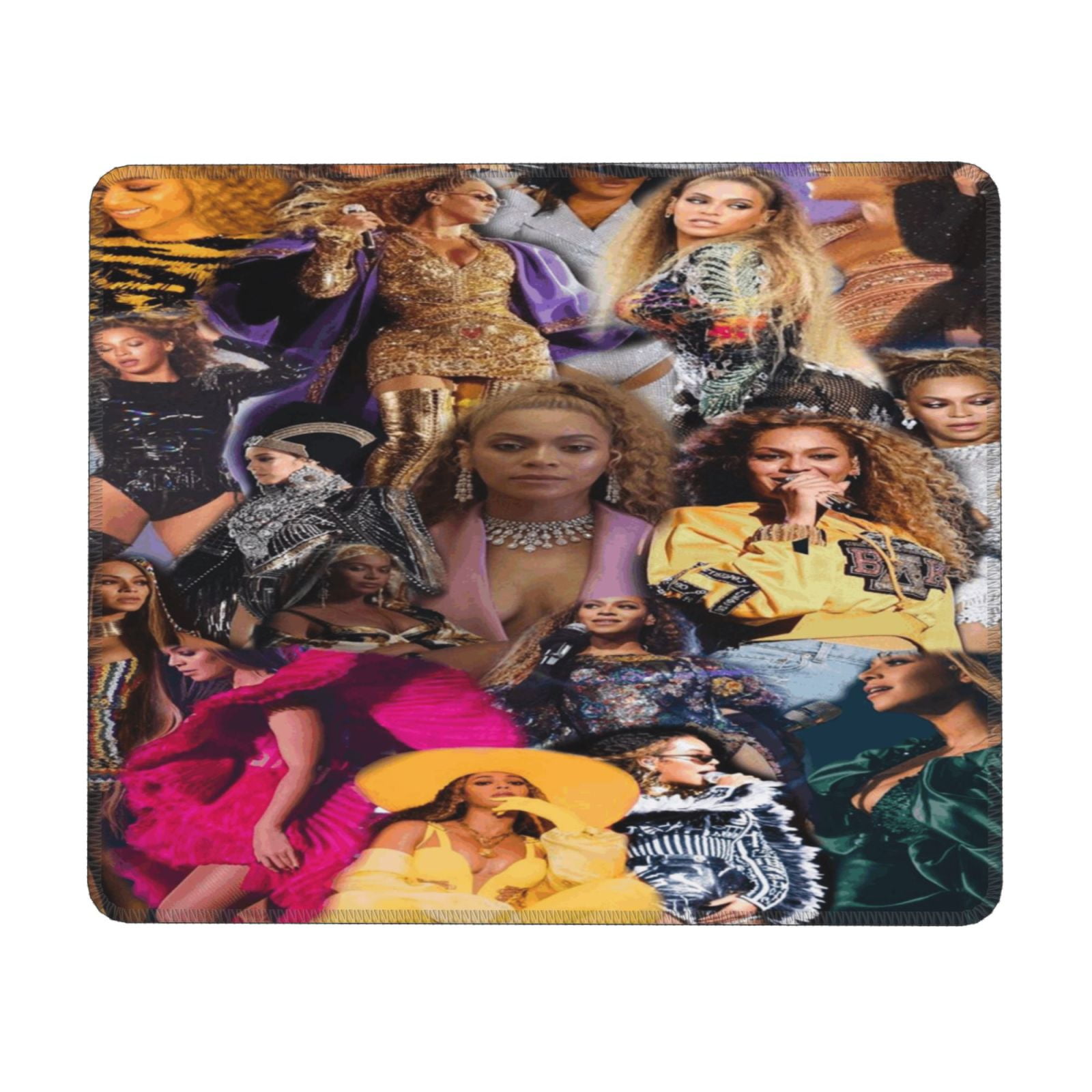 Beyon-,c Mouse Pad Square Stitched Edges Non-Slip Rubber Washable ...