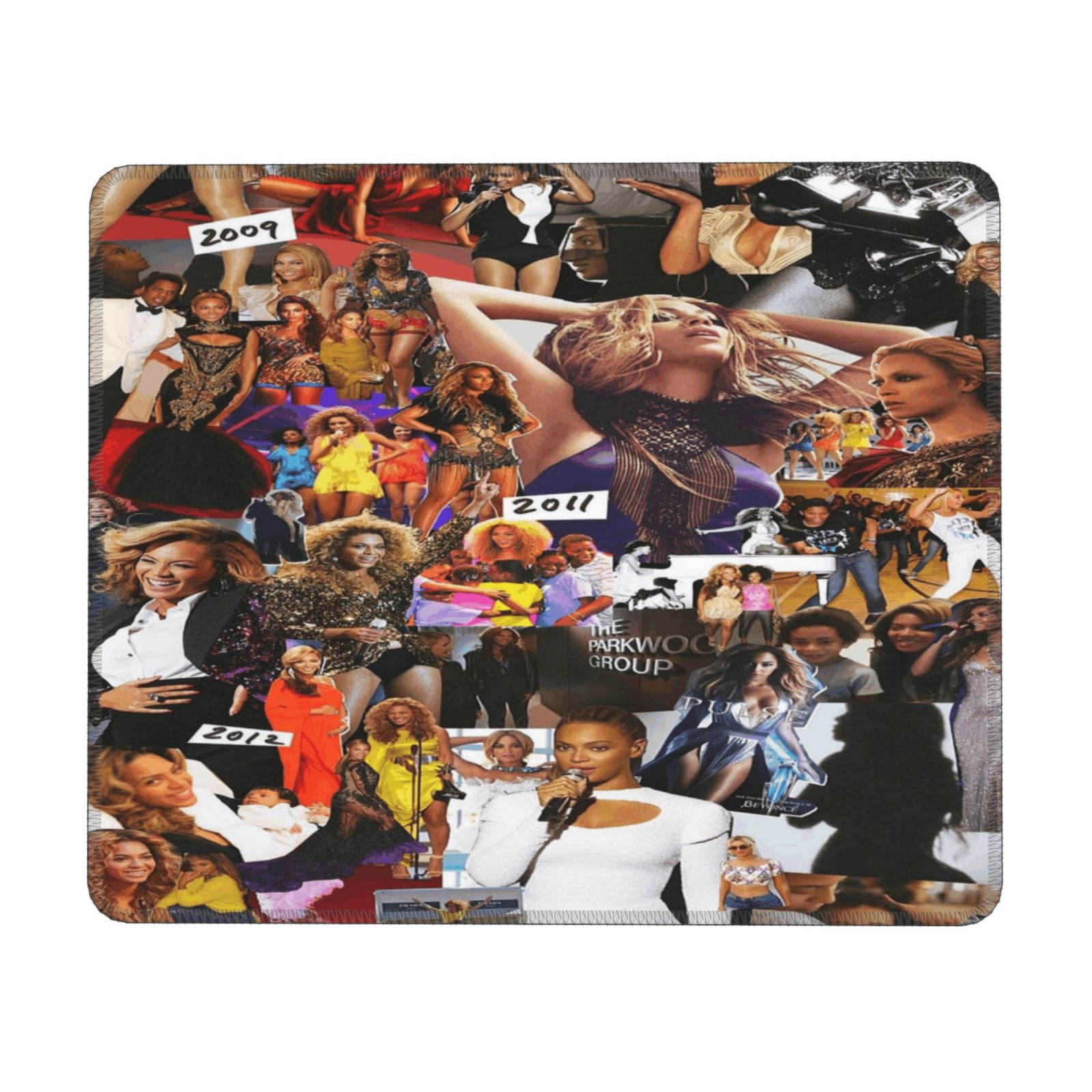 Beyon-,c Mouse Pad Square Stitched Edges Non-Slip Rubber Washable ...