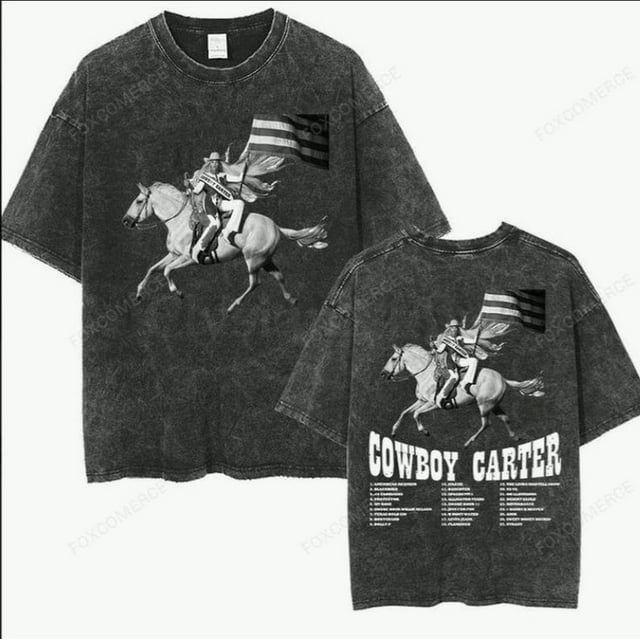 Beyoncé Cowboy Carter Vintage Tee 2025 Album Graphic Shirt - Walmart.com