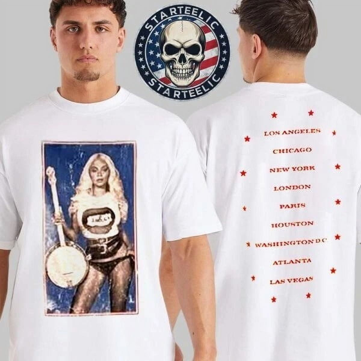 Beyonce Cowboy Carter Tour Merch Tee Tour Kicks Off In Los Angeles 2025 ...