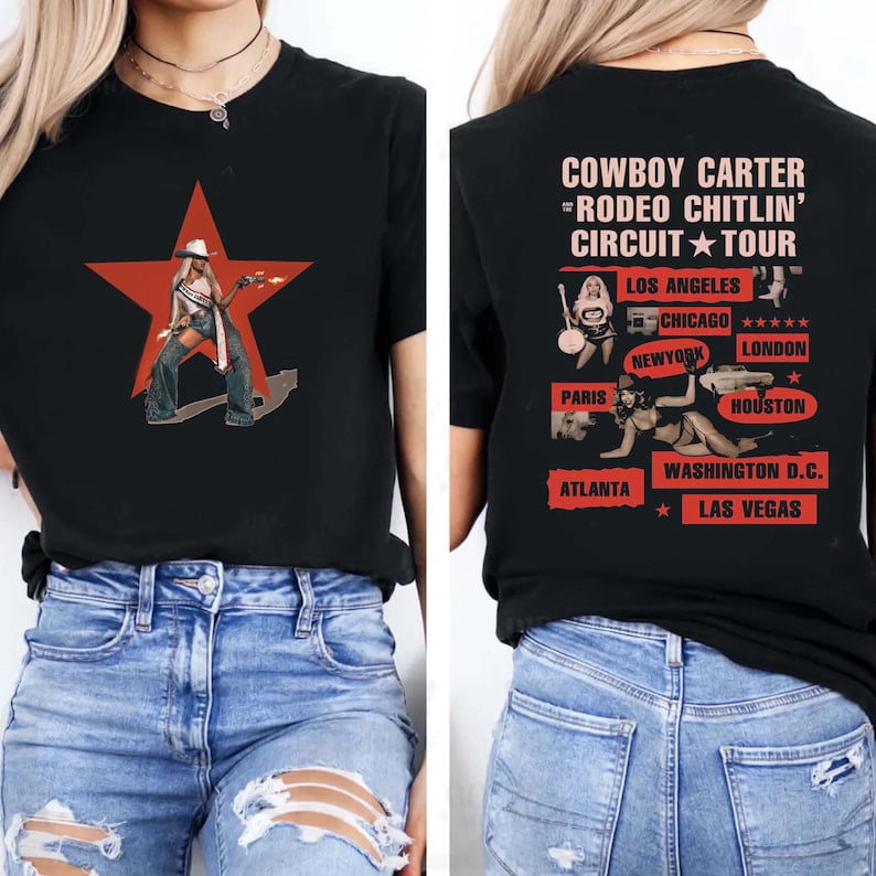 Beyonce Cowboy Carter Tour Shirt, Beyhive Music Tee 2025 Tour, Shirt ...