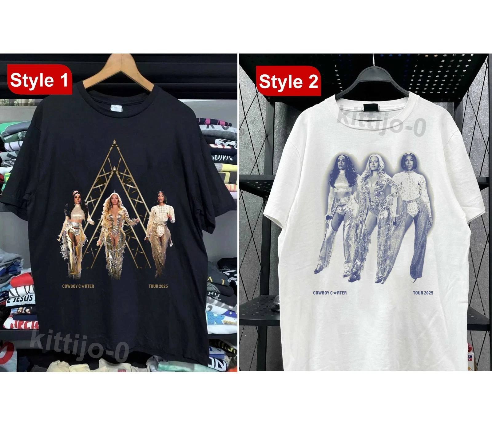 Beyonce Legacy Merch Cowboy Carter Tour 2025 reprint T-Shirt - Walmart.com