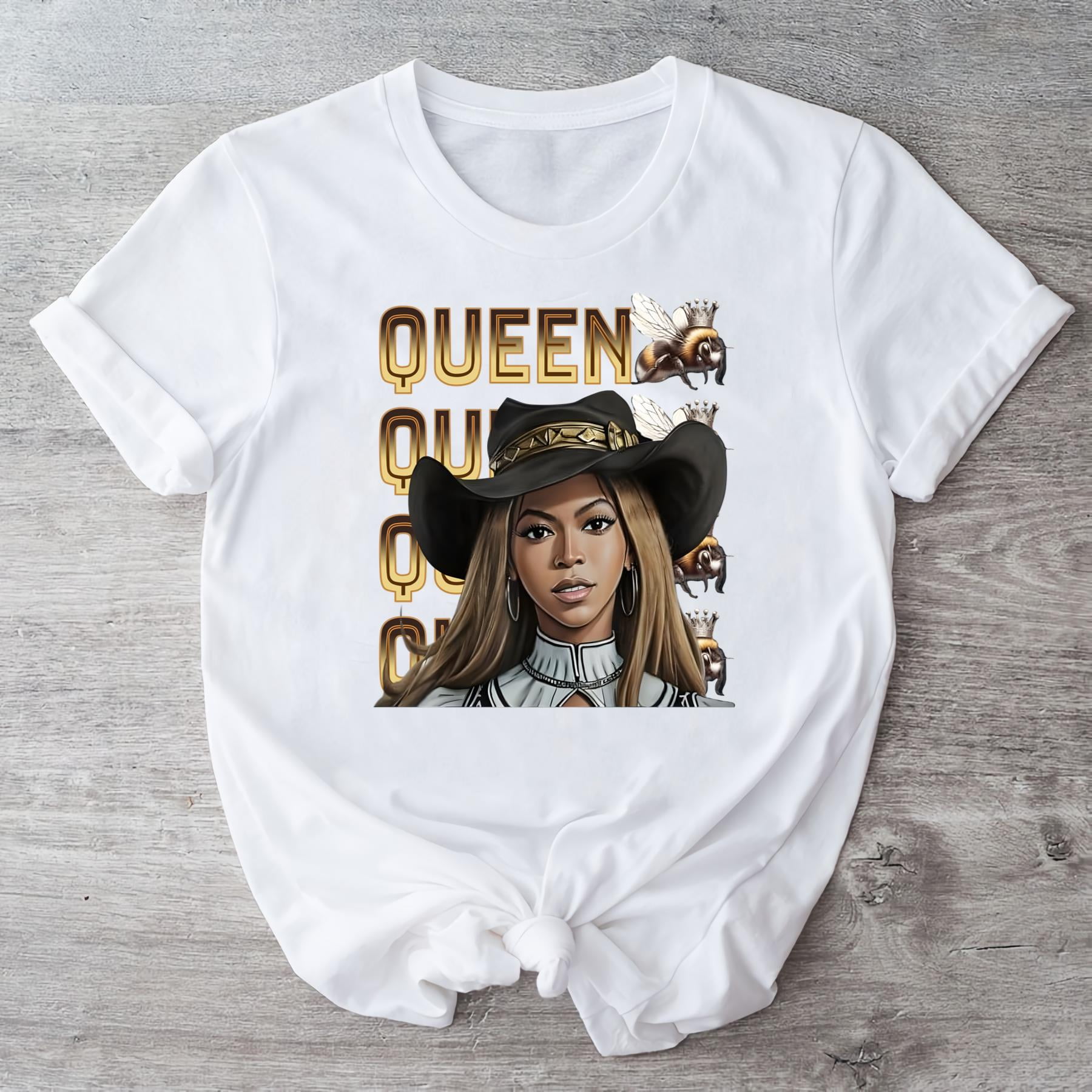 Beyonce Queen Bee Shirt Queen b T-Shirt-TH40310 - Walmart.com