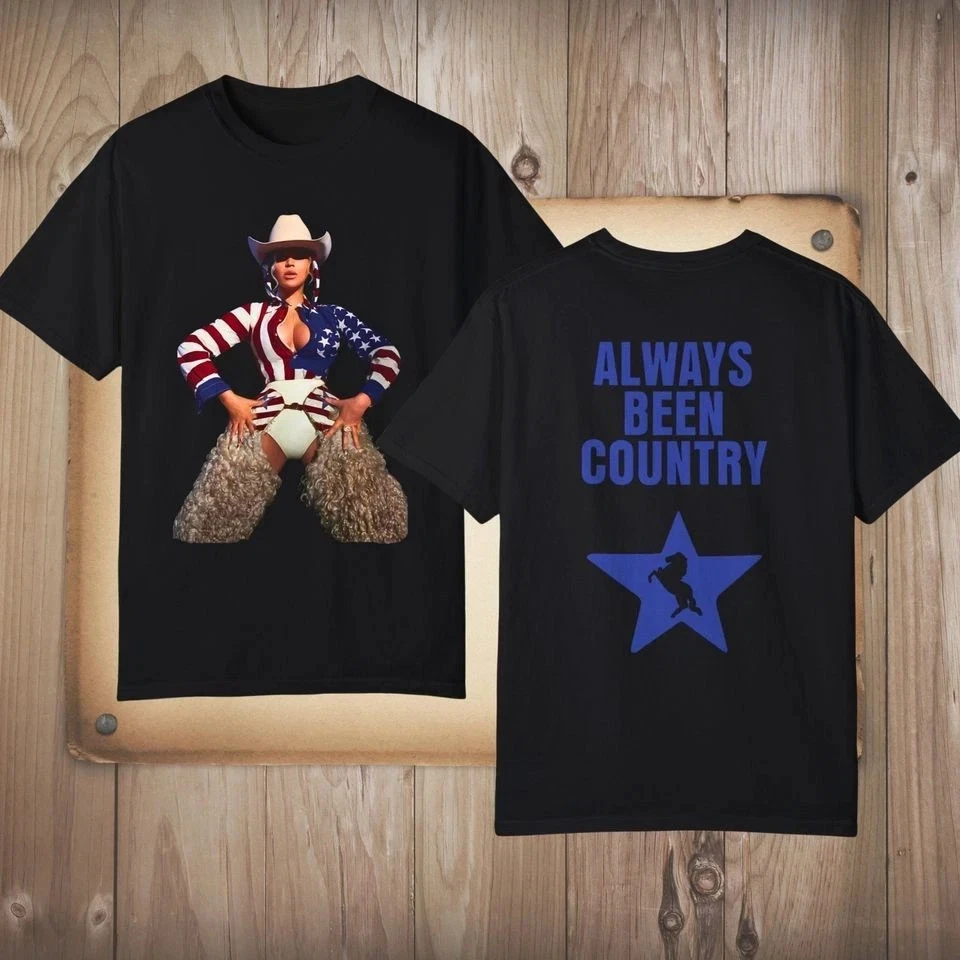Beyonce Rodeo Cowboy Carter Always Been Country Tour 2025 Merch T-shirt ...